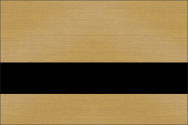 Laserables Ultra Thins Brushed Bronze/Black Ⓖ ULT-94 – Engraving Supplies NZ Limited
